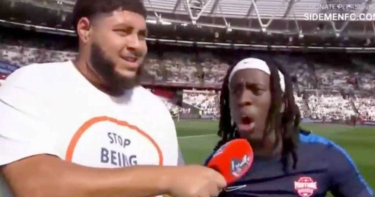 KSI scores 'worst own goal in history' as he rolls ball over the line ...